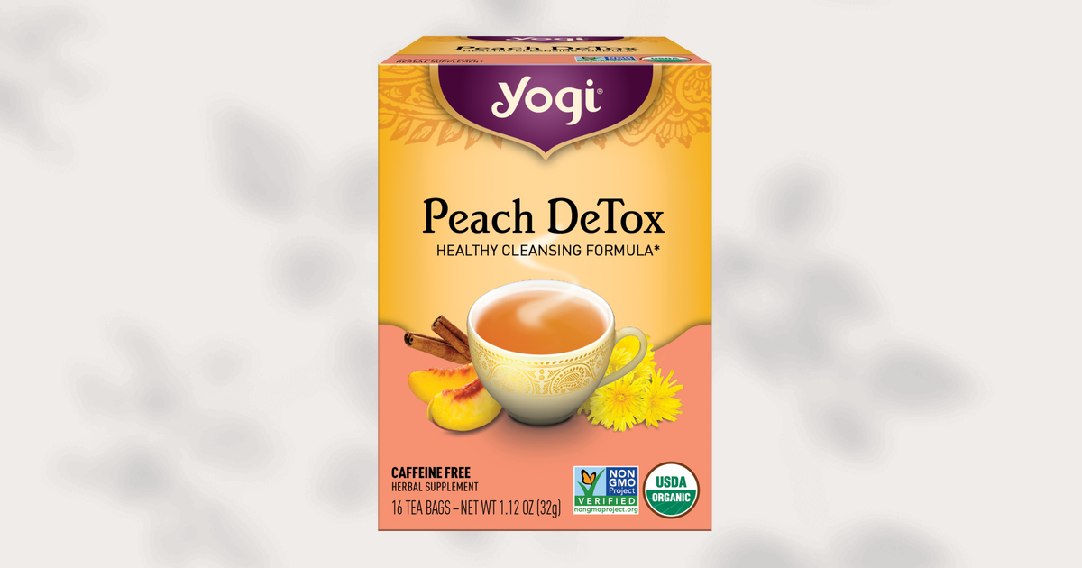 Peach Detox | Refresh and Cleanse | Yogi Tea